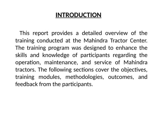 Vocational training presentation for mechanical engineering students ...
