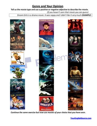 Lesson - At the movies | PPTX