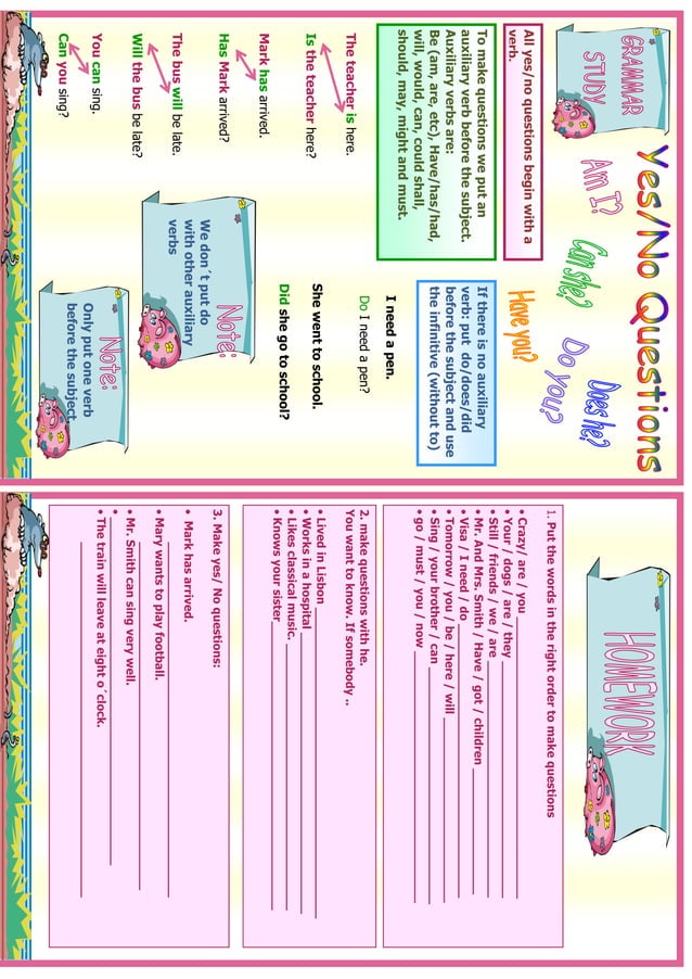 Yes no questions | DOC