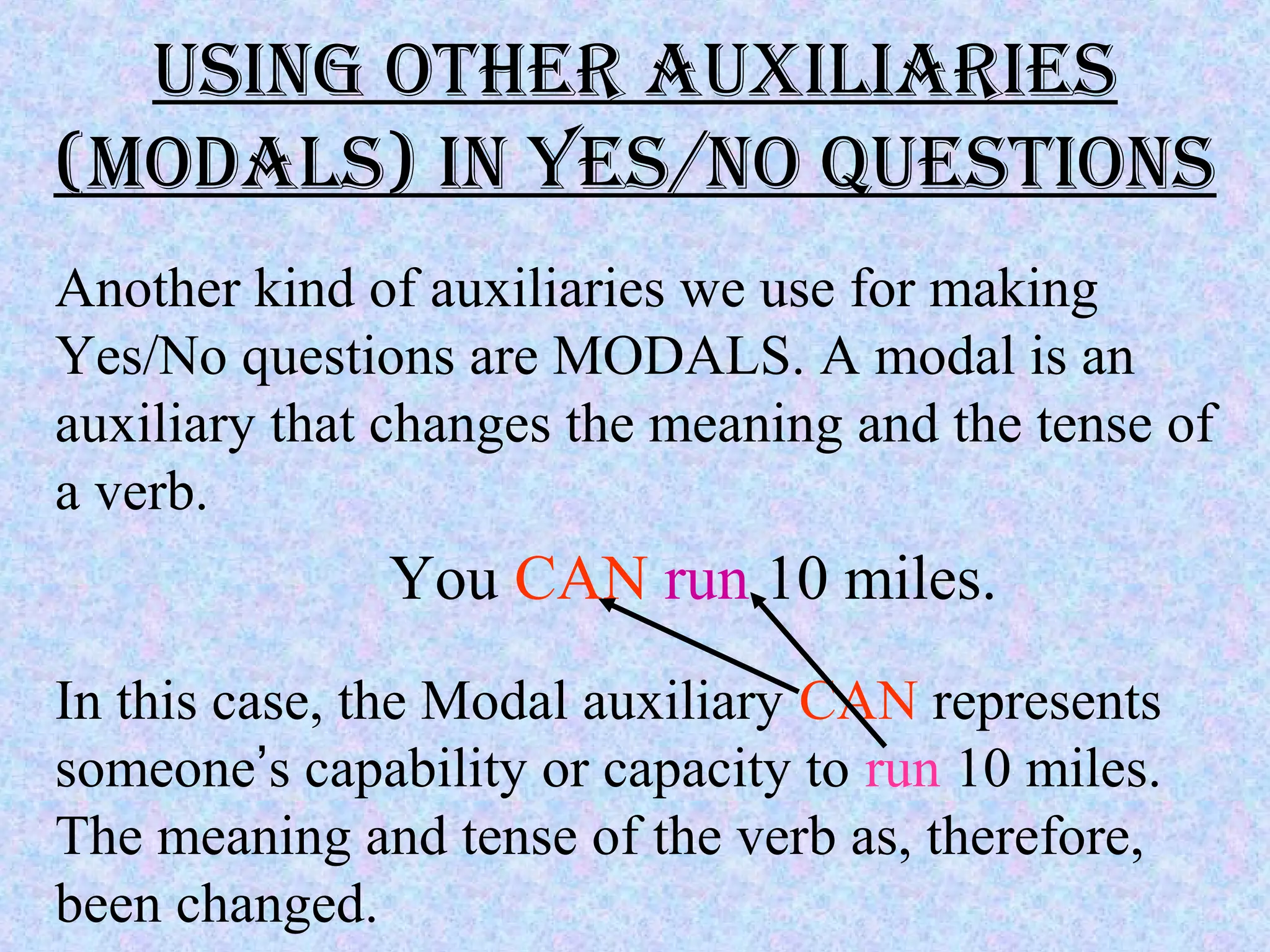 Yes no questions | PPT