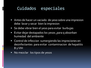 YESOS DENTALES | PPTX