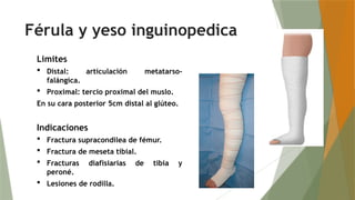 yesos e inmovilizaciones ..... traumatologia | PPTX