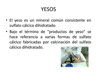 UNMSM- BIOMATERIALES YESOS DENTALES | PDF