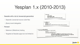 Yesplan: 10 Years later | PPT