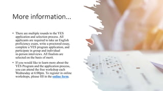 YES program in Lebanon Powerpoint for students | PPTX | Secondary ...