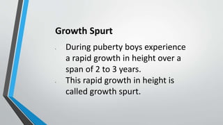 Stages and Signs of Puberty | PPTX