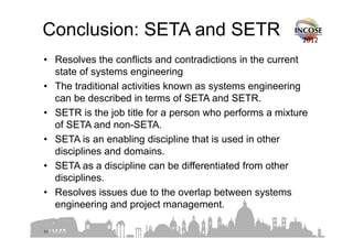 Yes systems engineering, you are a discipline | PPT