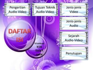 Audio Video | PPT