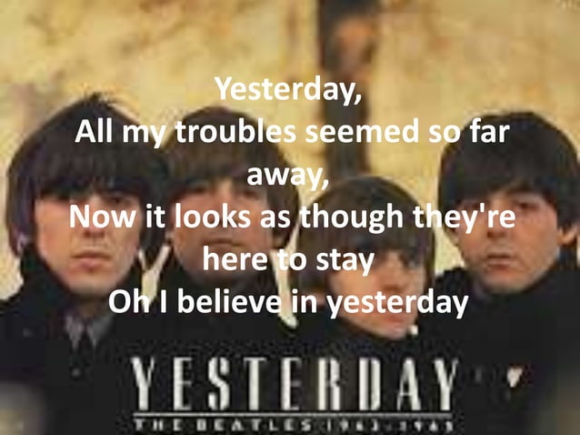 Yesterday | PPT