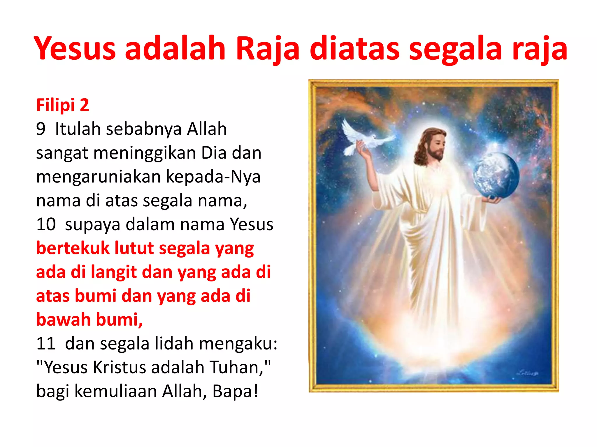 Yesus datang sebagai raja | PPTX