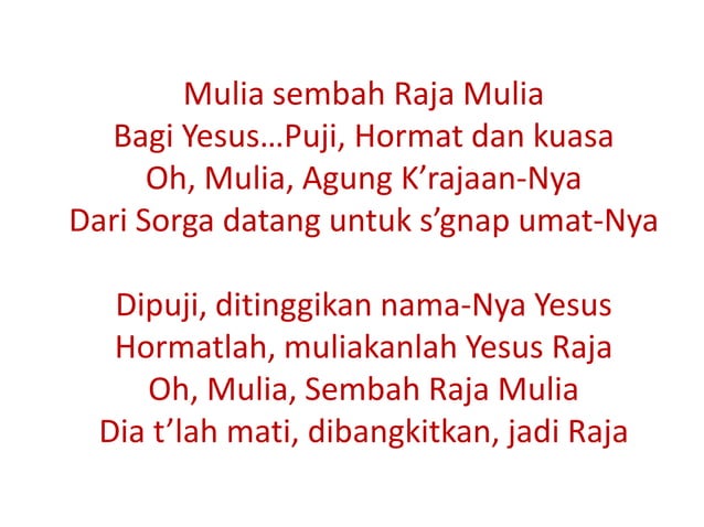 Yesus datang sebagai raja | PPT