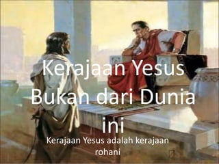 Yesus datang sebagai raja | PPTX