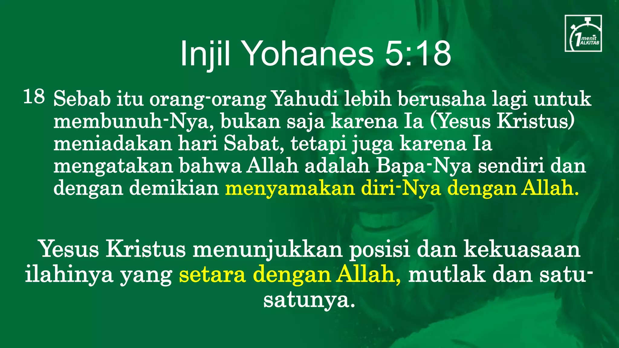 Yesus Kristus adalah bukan Anak Allah benarkah.pptx