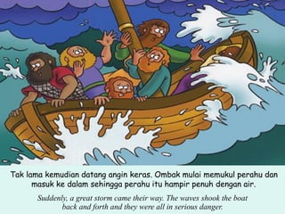 Yesus meneduhkan angin ribut | PPT