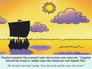 Yesus meneduhkan angin ribut | PPT