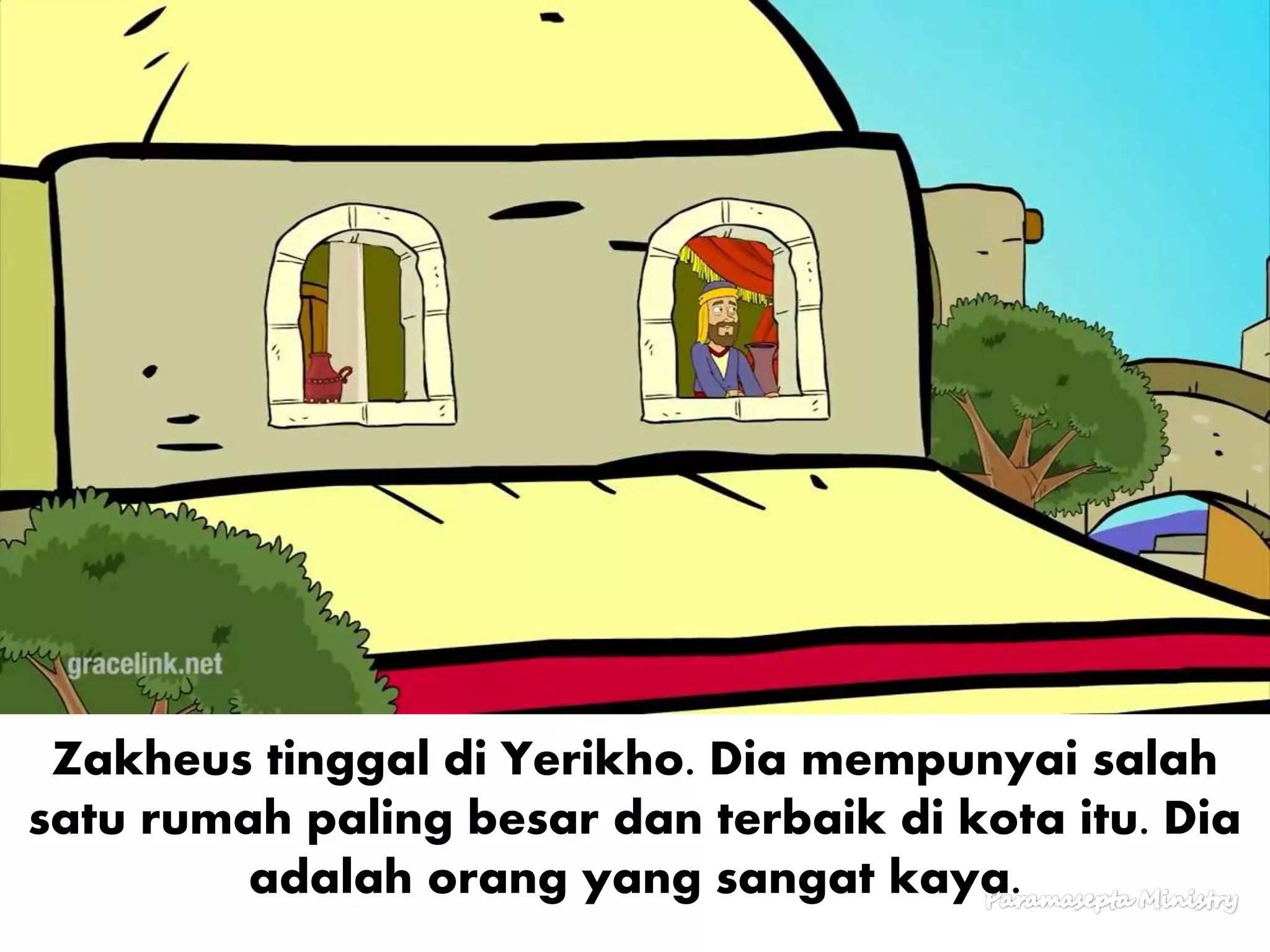 Yesus Menumpang di Rumah Zakheus | PPT