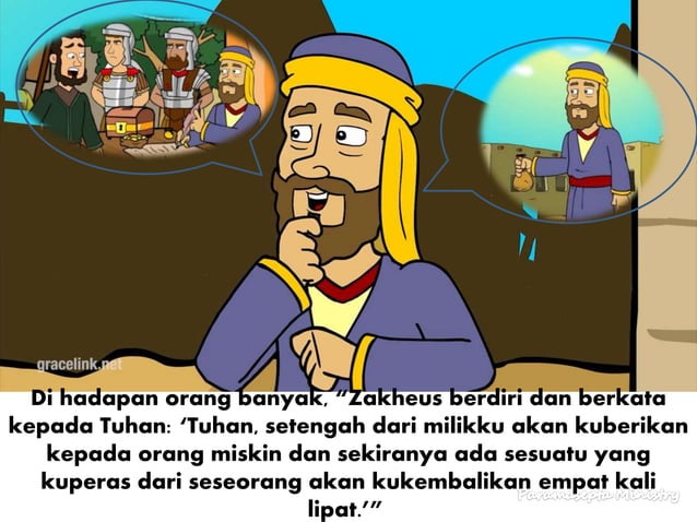 Yesus Menumpang di Rumah Zakheus | PPT