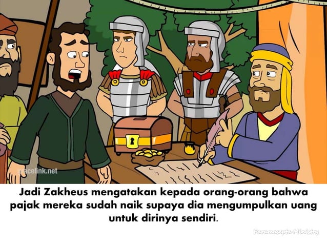 Yesus Menumpang di Rumah Zakheus | PPT