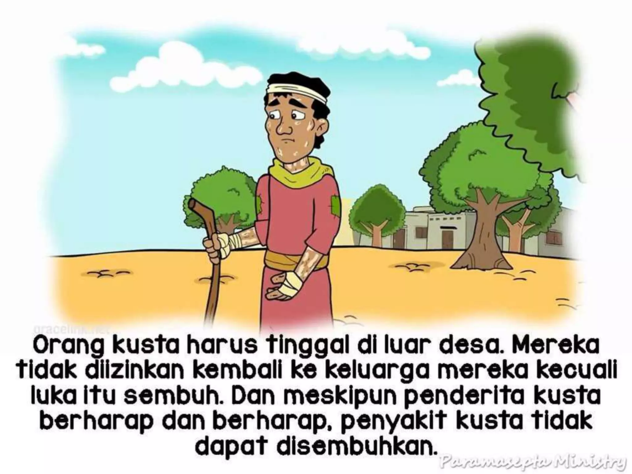 Yesus menyembuhkan 10 orang kusta | PPTX