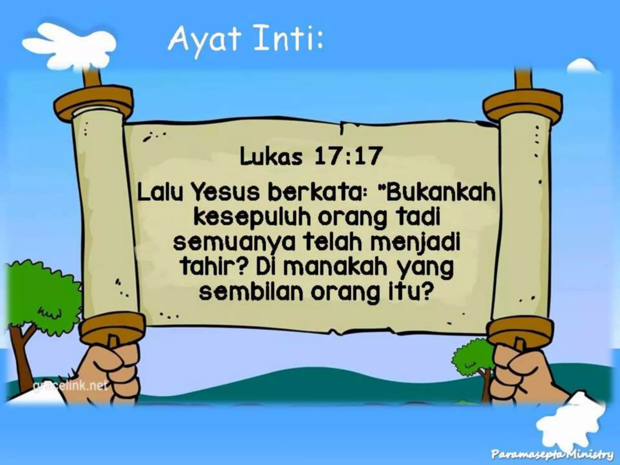 Yesus menyembuhkan 10 orang kusta | PPTX