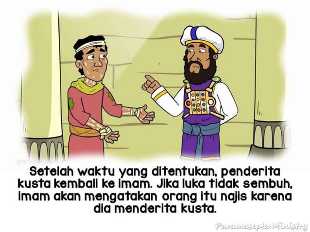 Yesus menyembuhkan 10 orang kusta | PPTX