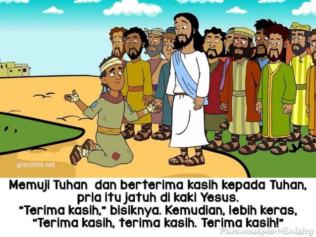 Yesus menyembuhkan 10 orang kusta | PPTX