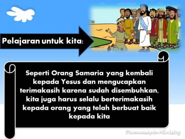 Yesus menyembuhkan 10 orang kusta | PPTX