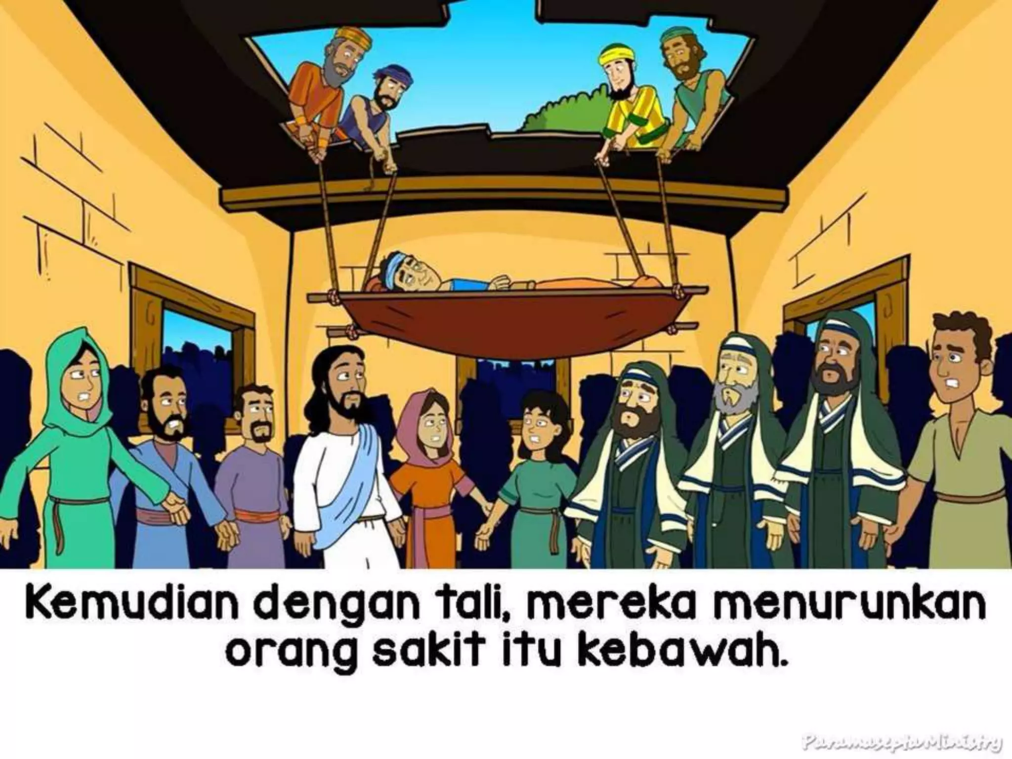 Yesus menyembuhkan orang lumpuh | PPTX