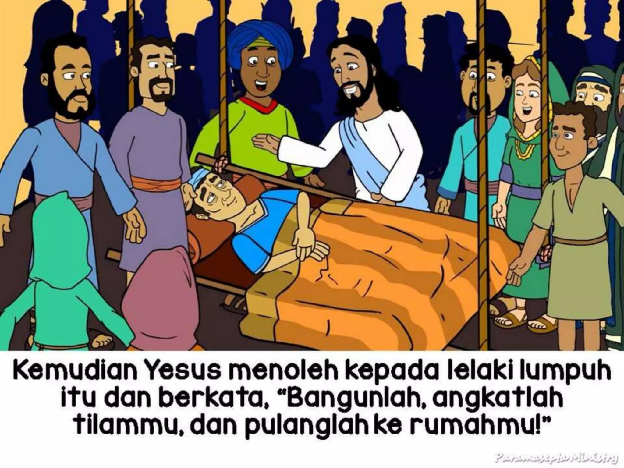 Yesus menyembuhkan orang lumpuh | PPTX