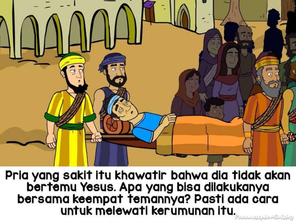 Yesus menyembuhkan orang lumpuh