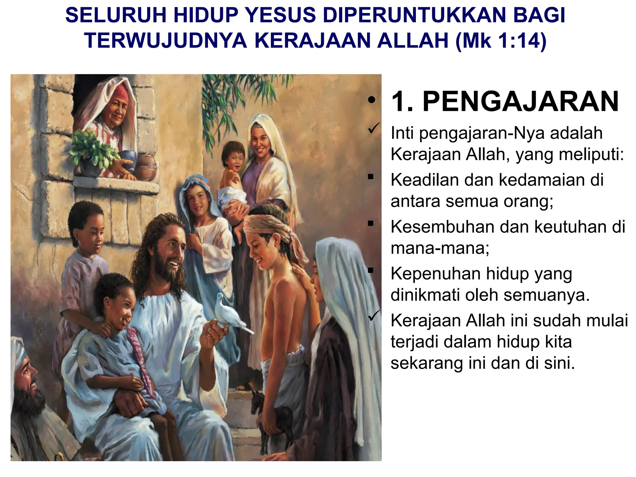 YESUS TELADAN HIDUP KITA MANUSIA DI DUNIA.ppt