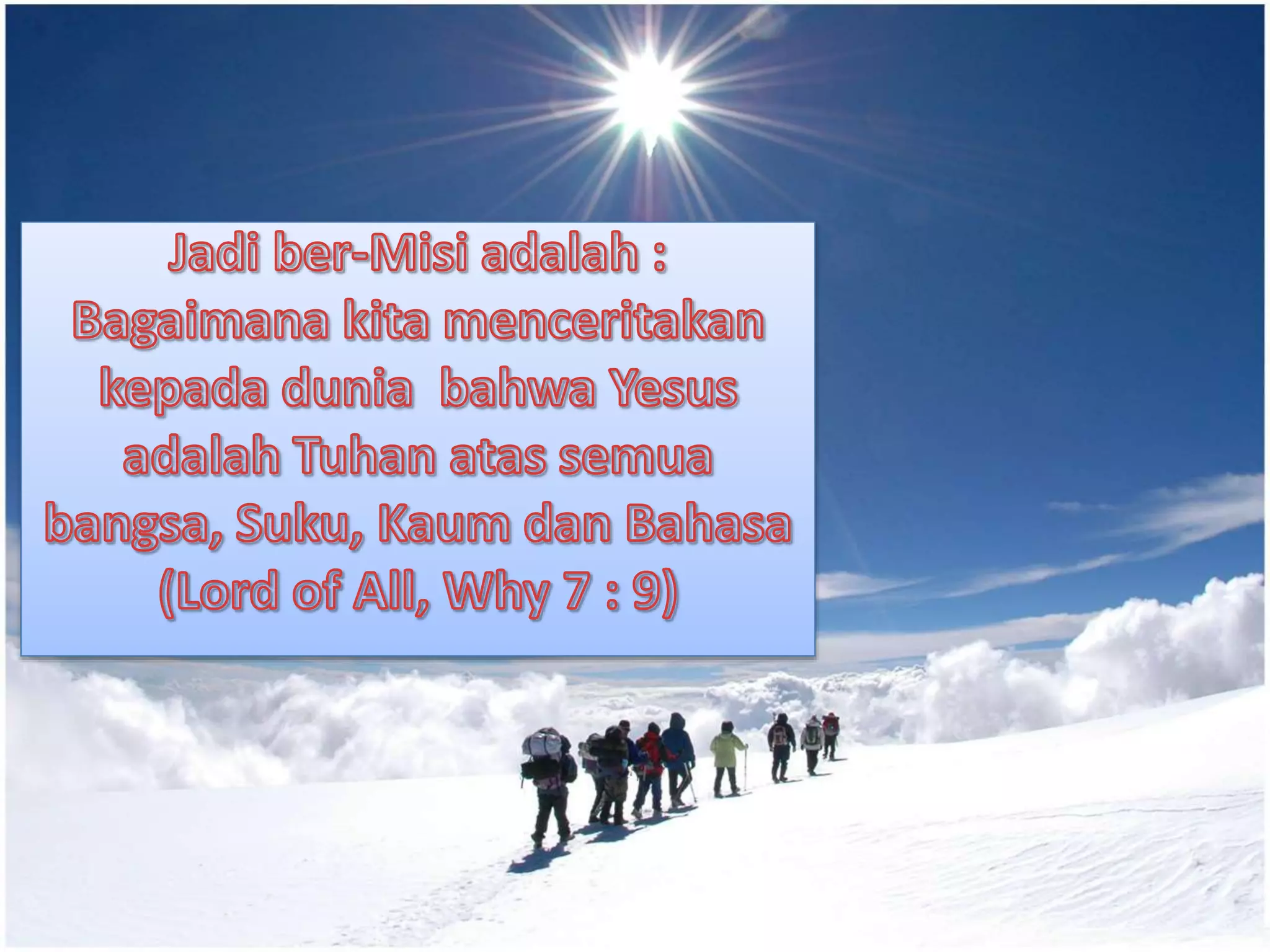 Yesus Tuhan untuk semua orang | PPTX