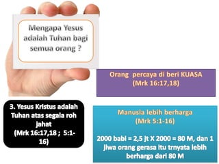 Yesus Tuhan untuk semua orang | PPTX
