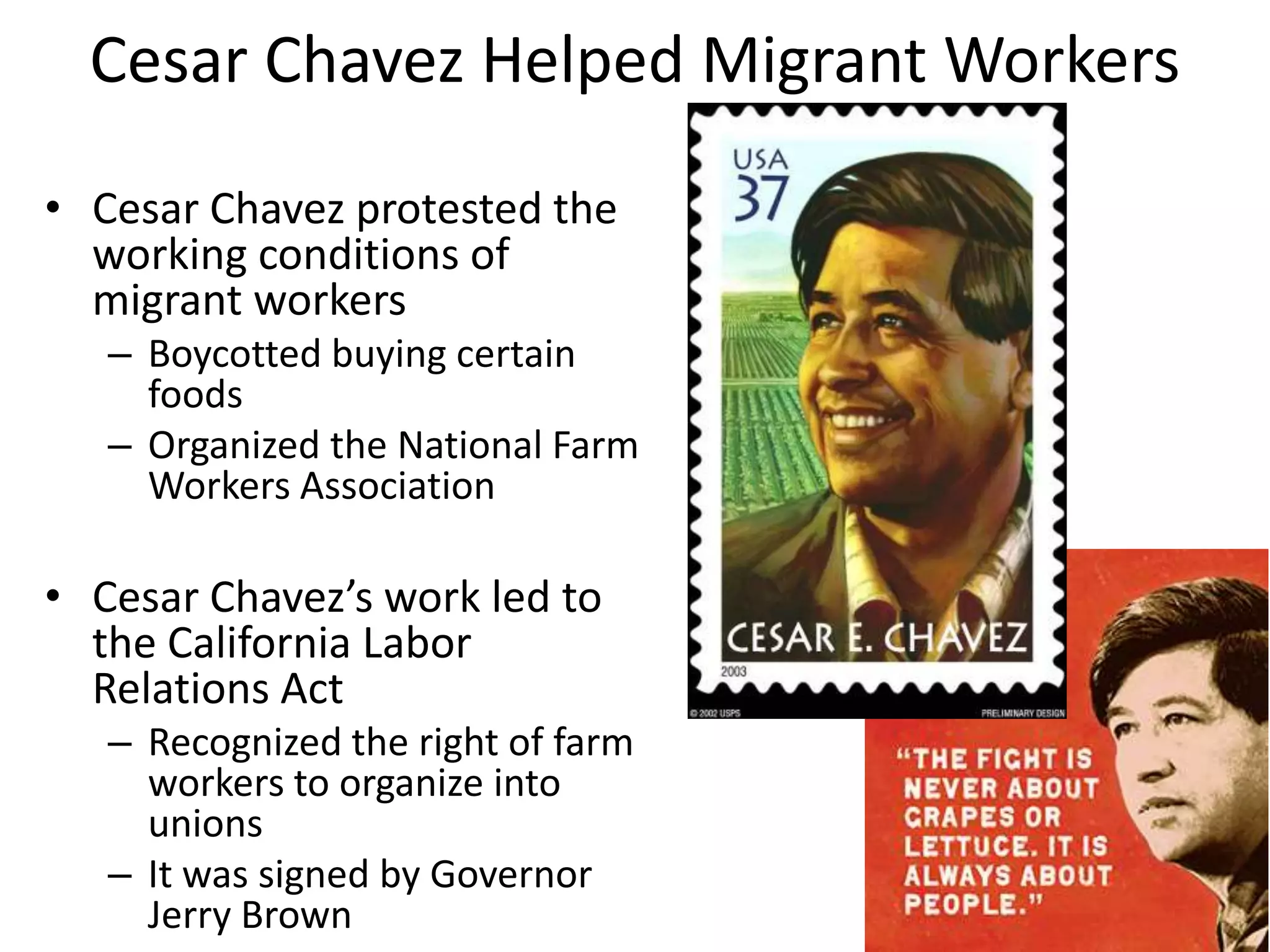 Yes we can cesar chavez ppt | PPTX