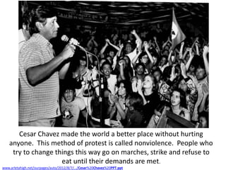 Yes we can cesar chavez ppt | PPTX
