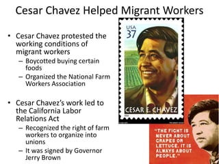 Yes we can cesar chavez ppt | PPTX