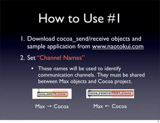 Yet Another Max/MSP-Cocoa Communication | PDF
