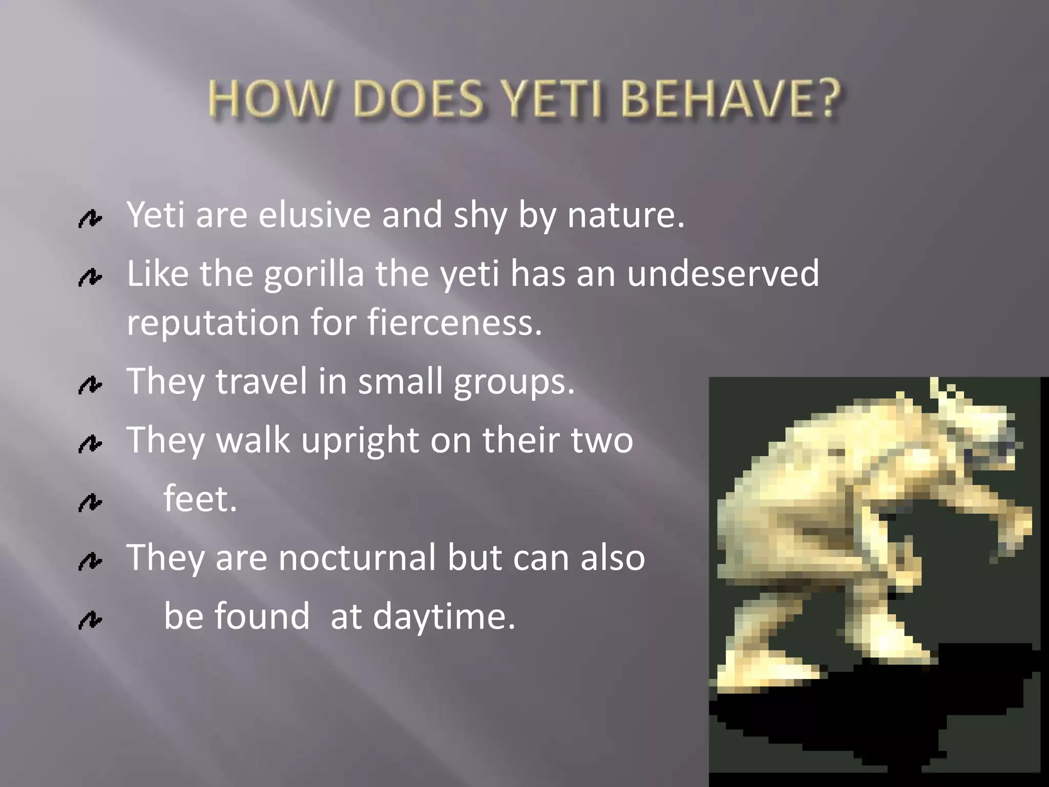 Yeti | PPTX