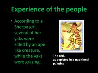 Yeti ppt | PPTX