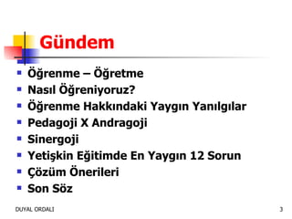 Yetiskin Egitimi | PPT