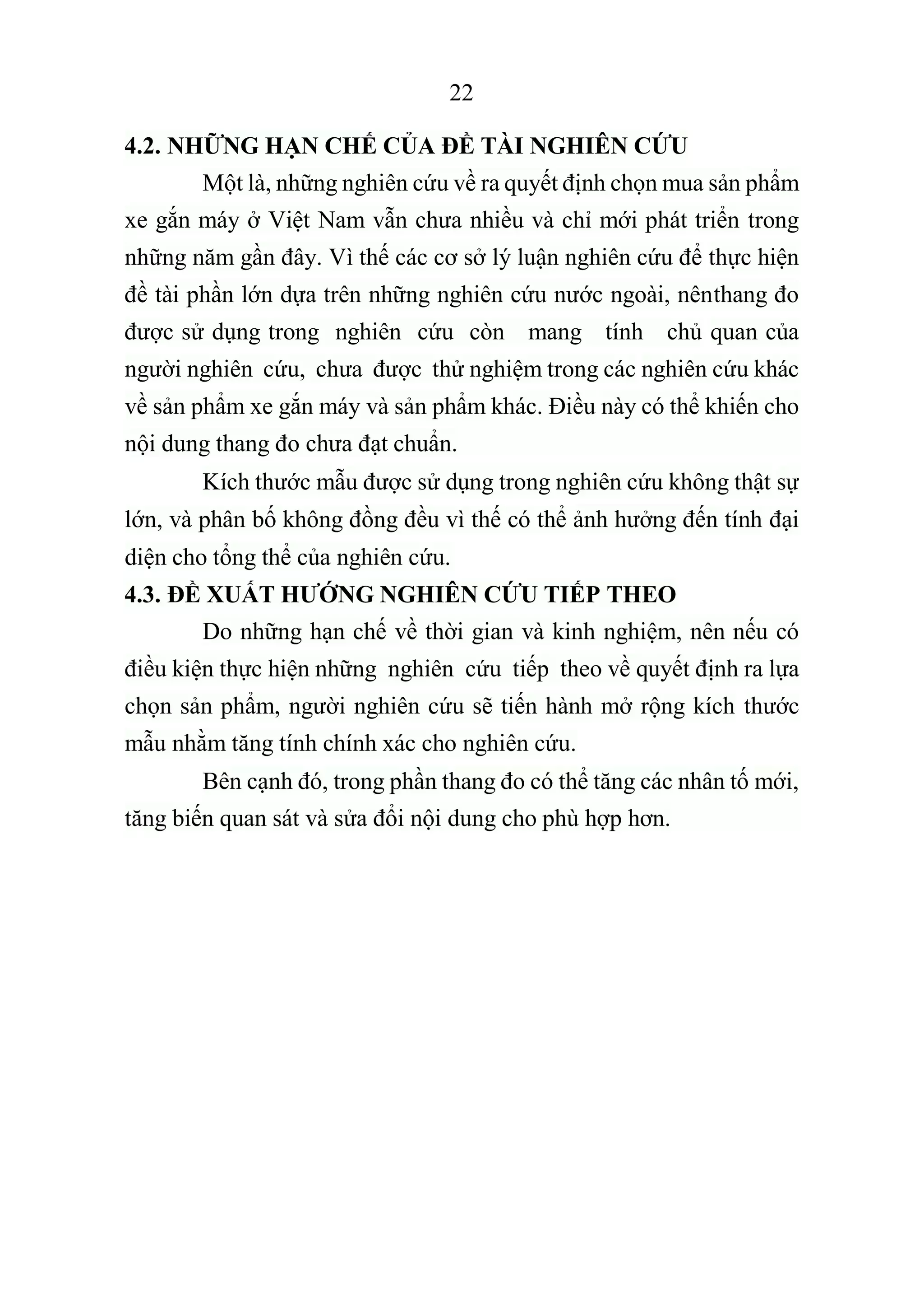 Nghiên cứu các nhân tố ảnh hưởng đến quyết định lựa chọn sản phẩm xe gắn máy của người tiêu dùng ...