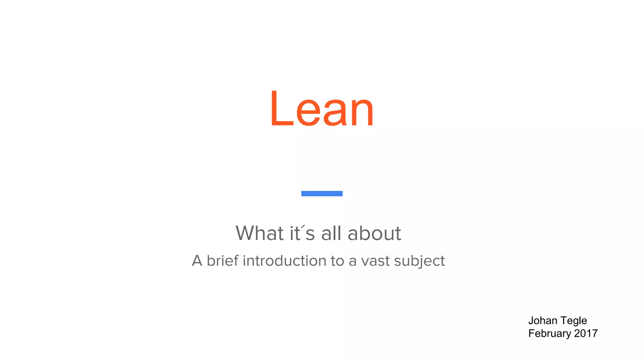 Lean | PPTX | Manufacturing Industry | Industries