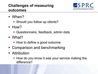 The Importance of Measuring Outcomes | PPTX