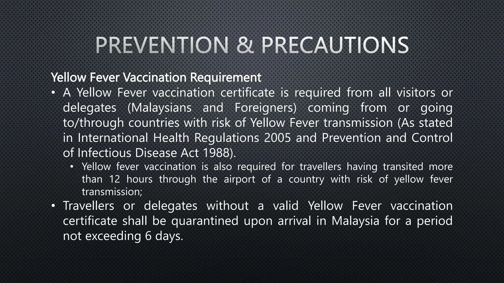 Yellow Fever Introduction. PKK Tawau | PPTX