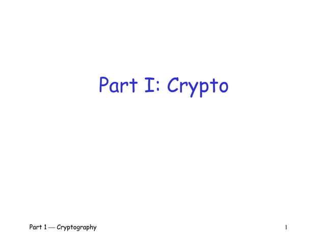 Cryptography | PPT