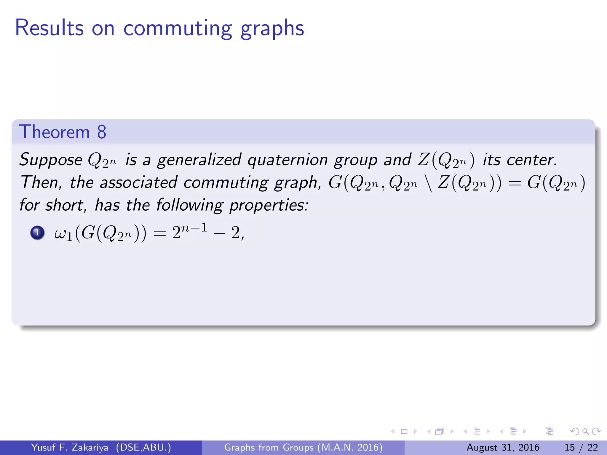 Graphs from Finite Groups: An Overview | PDF | Physics | Science
