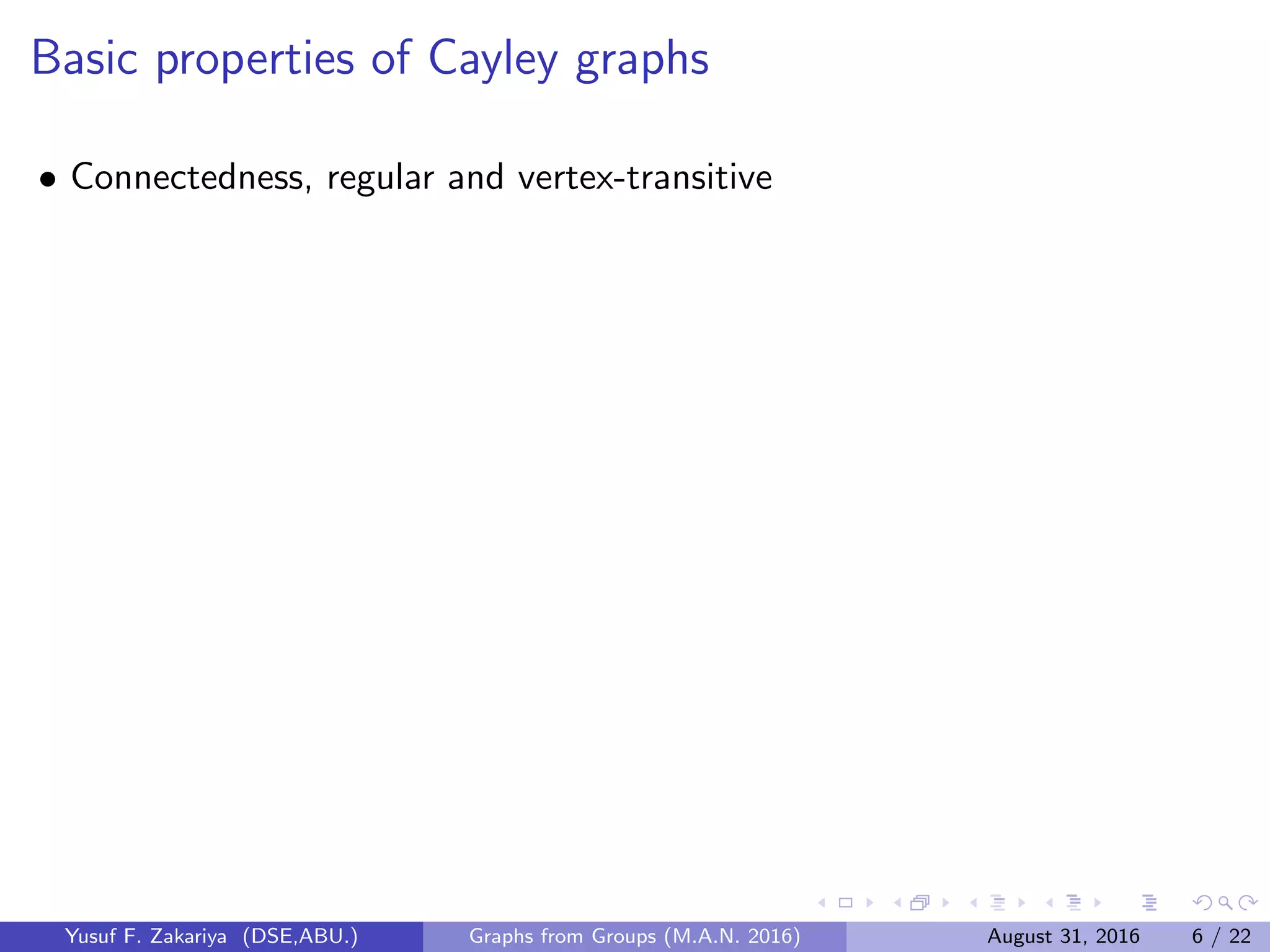 Graphs from Finite Groups: An Overview | PDF