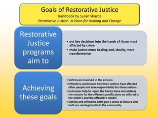 Restorative Justice | PPTX