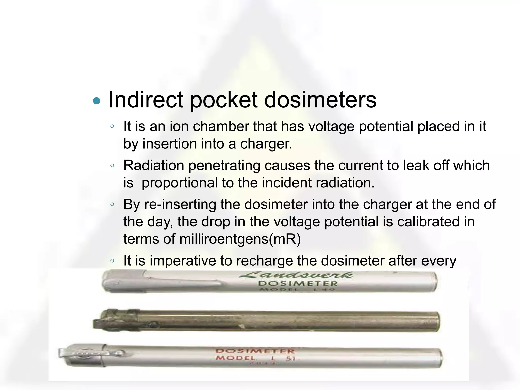 Radiation protection and dosimetry in dental radiology | PPTX