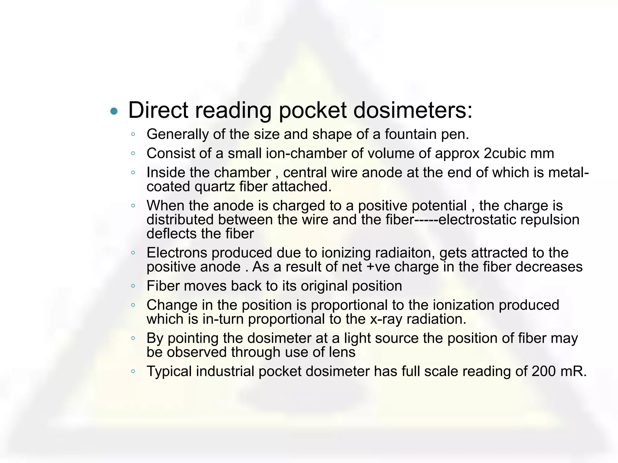 Radiation protection and dosimetry in dental radiology | PPTX